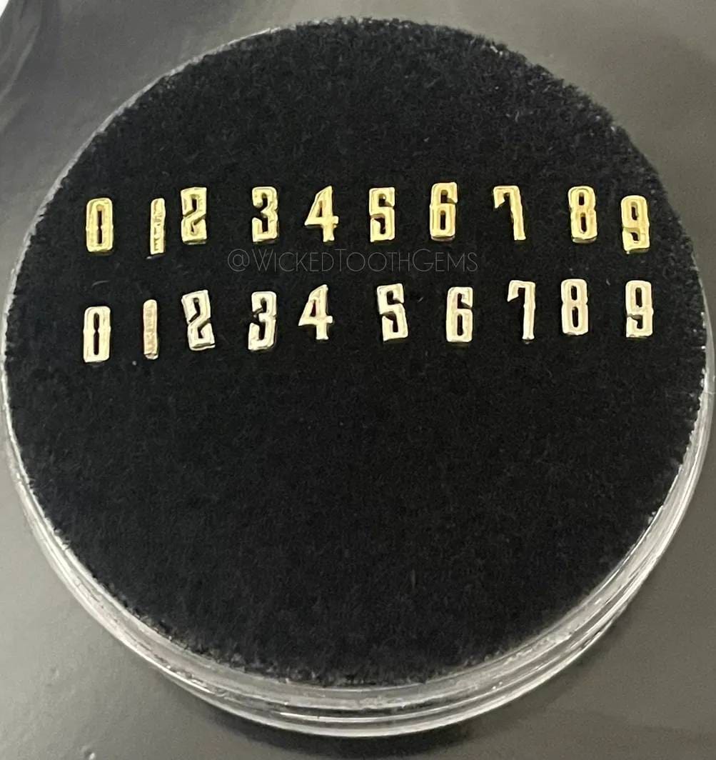 Numbers – Wicked Tooth Gems